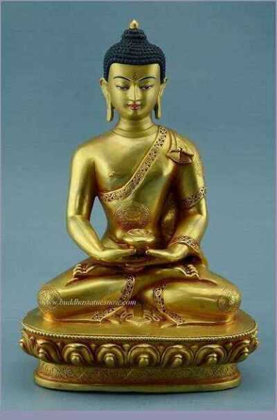 Buddhist Gods - Amitabha Buddhist Deity of Infinite Light - Nepal Statues